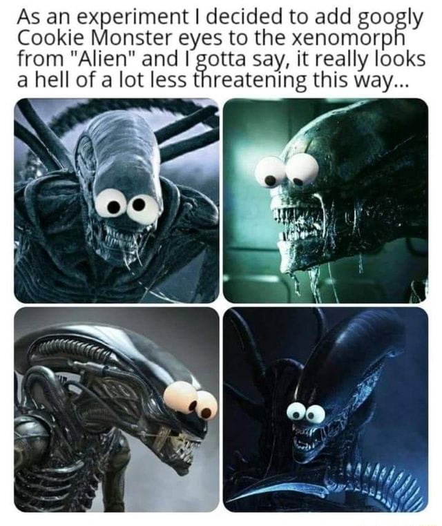 As an experiment I decided to add googly Cookie Monster eyes to the ...