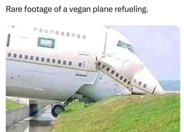 Rare footage of a vegan plane refueling. I ry - America’s best pics and ...