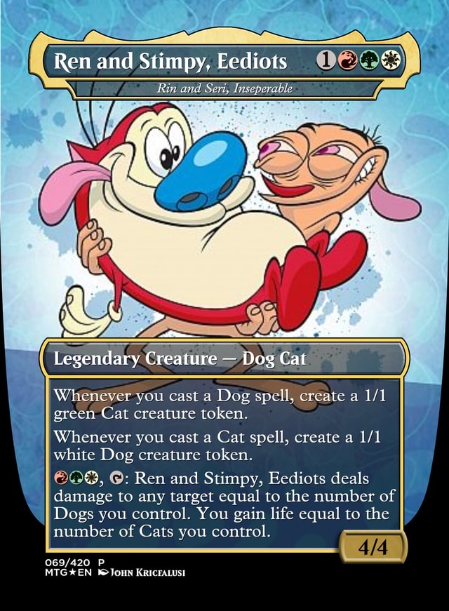 Old School Cartoons - Ren and Stimpy - Ren and Stimpy, Eediots Rin and ...