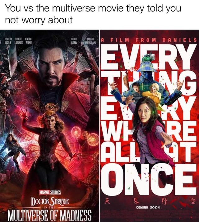 🎥 Everything Everywhere All at Once ️ - You vs the multiverse movie ...