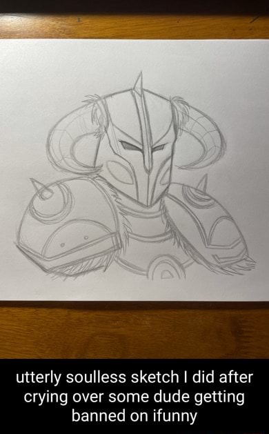 Utterly soulless sketch I I did after crying over some dude getting ...