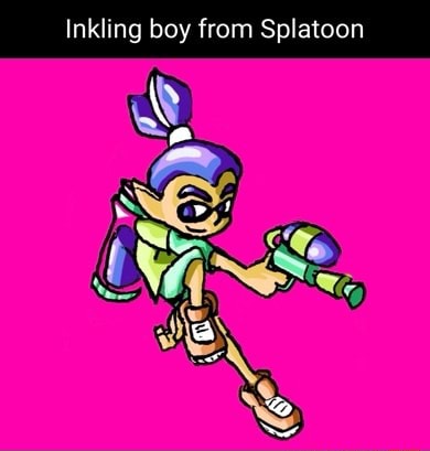 Inkling boy from Splatoon - iFunny