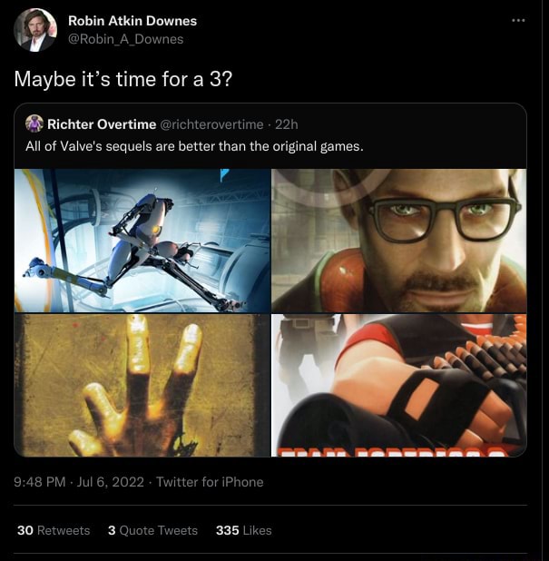 Robin Maybe it's time for a 3? Richter Overtime @richterovertime All of ...