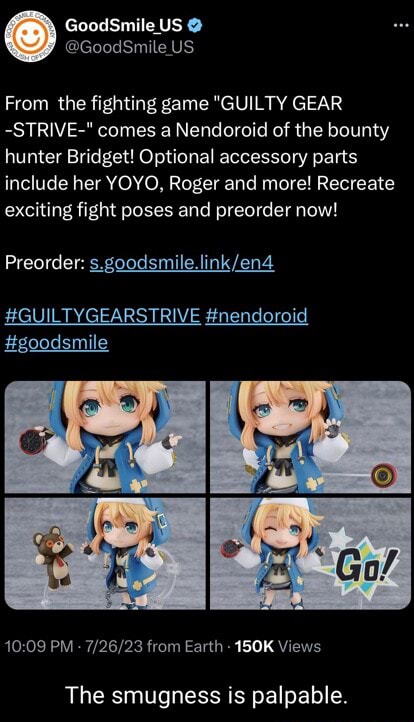 GoodSmile US From the fighting game "GUILTY GEAR -STRIVE-" comes a ...