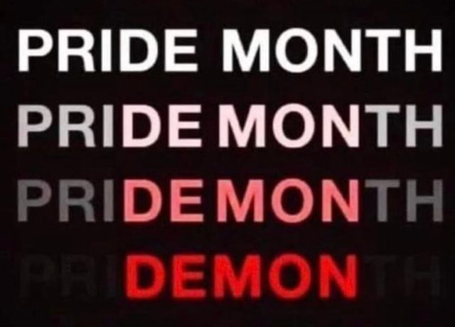 PRIDE MONTH PRIDE MONTH DEMON DEMON - iFunny