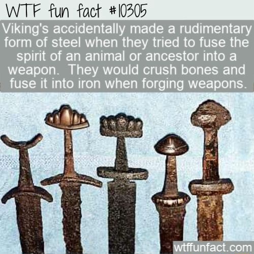 Fun Viking's accidentally made a rudimentary form of steel when they tr ...