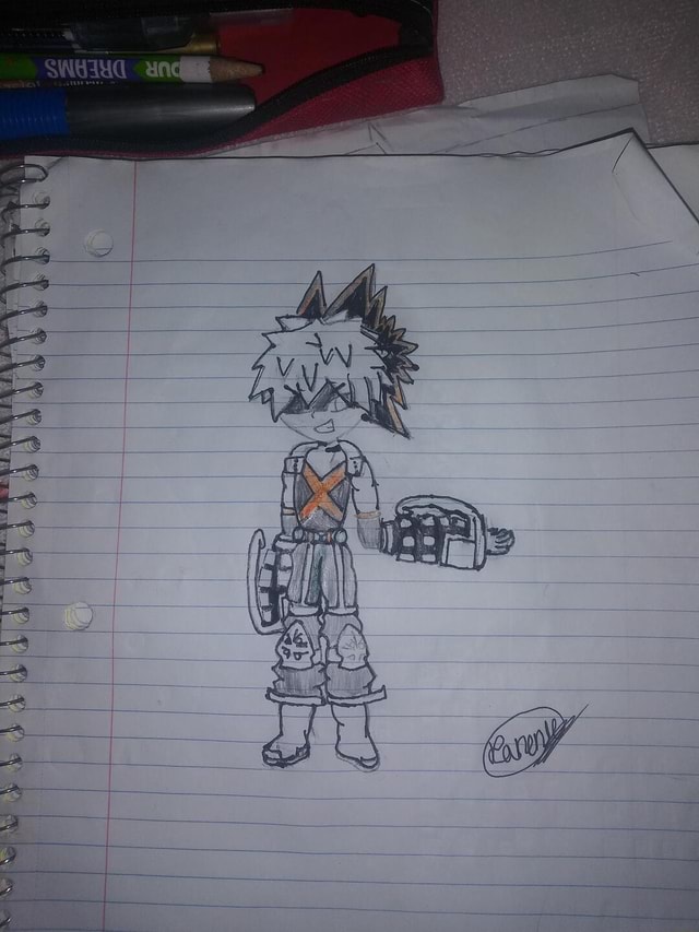 Drawing Katsuki "Kacchan" Bakugou - iFunny