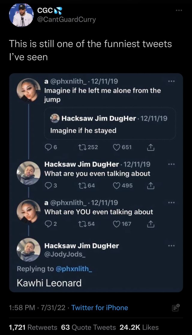 This is still one of the funniest tweets l've seen @phxnlith_- Imagine ...