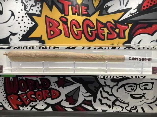 Technically the worlds biggest “smokable” joint actually but I’m not ...