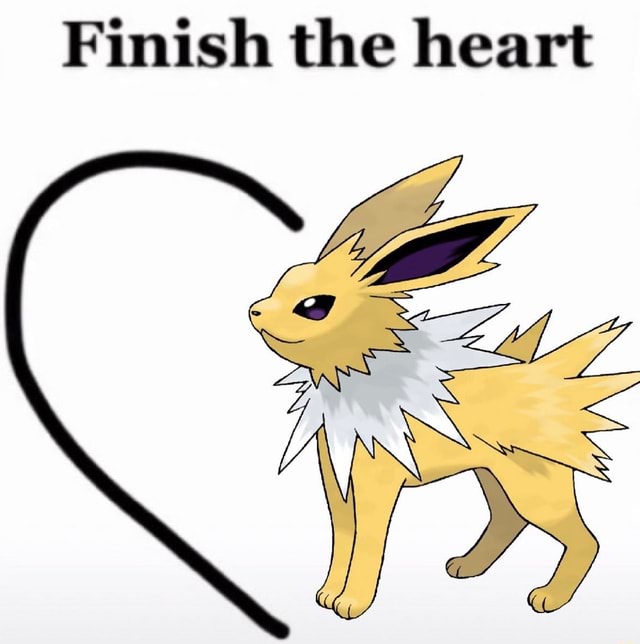 Finish the heart - iFunny