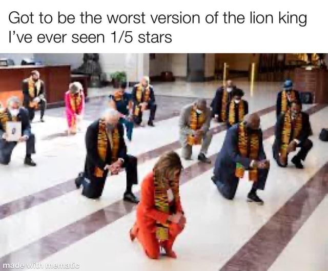 Got to be the worst version of the lion king I've ever seen 1/5 stars ...