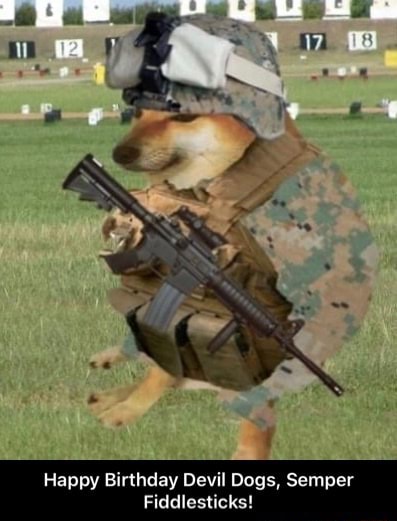 Happy Birthday Devil Dogs, Semper Fiddlesticks! - Happy Birthday Devil ...