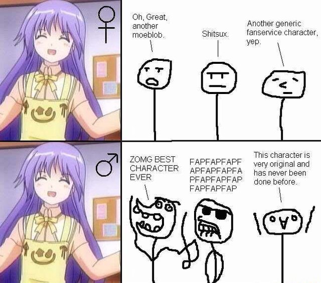 Oh, Great, another Another generic moeblob Shitsux. fanservice ...