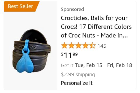 Sponsored Crocticles, Balls for your Crocs! 17 Different Colors of Croc ...