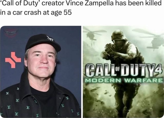 'Call of Duty' creator Vince Zampella has been killed in a car crash at ...