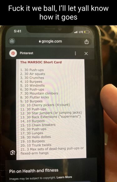 Fuck it we ball, I'll let yall know how it goes ea The MARSOC Short ...