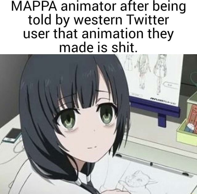MAPPA animator after being told by western Twitter user that animation ...