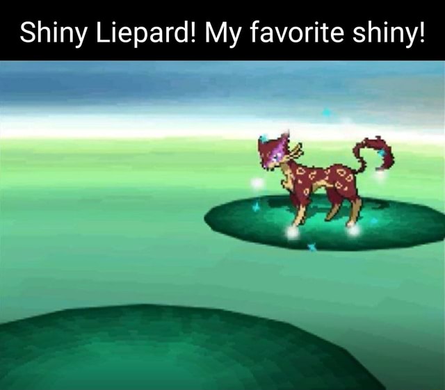 Shiny Liepard! My favorite shiny! - iFunny