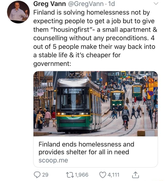 Finland is solving homelessness not by expecting people to get a job ...