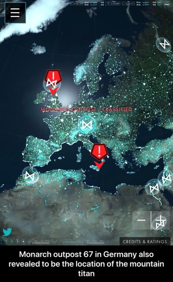 Monarch outpost 67 in Germany also revealed to be the location of the ...