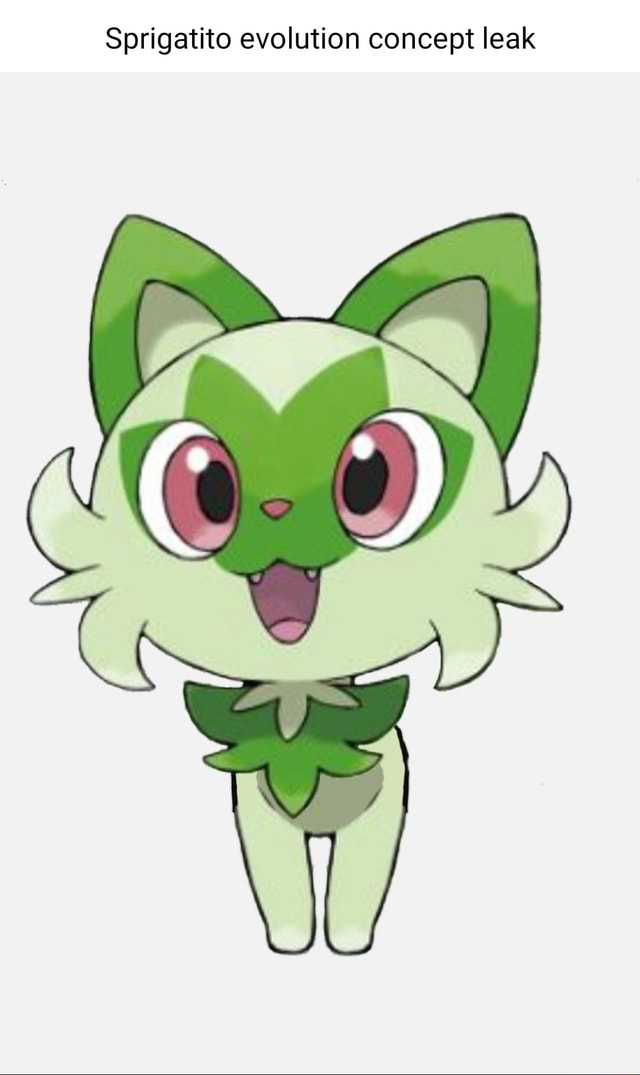 Sprigatito evolution concept leak aN - iFunny