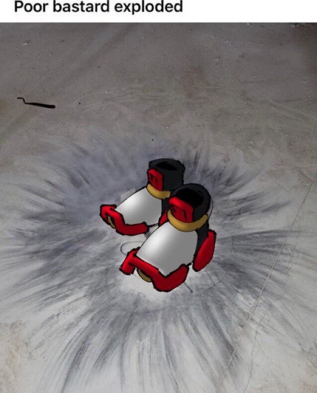 Poor bastard exploded - iFunny