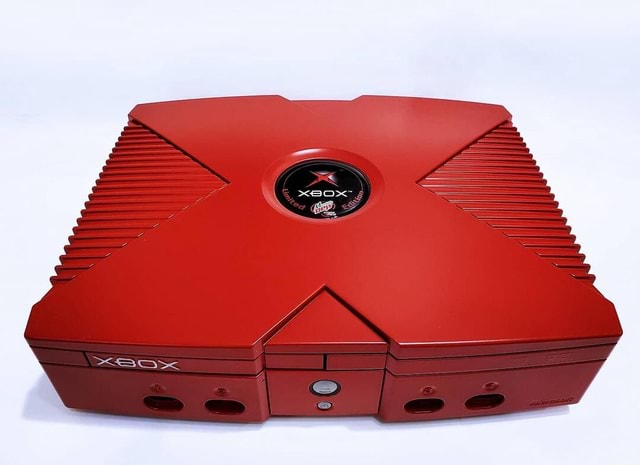 Original Xbox Mountain Dew Code Red Special Edition - iFunny