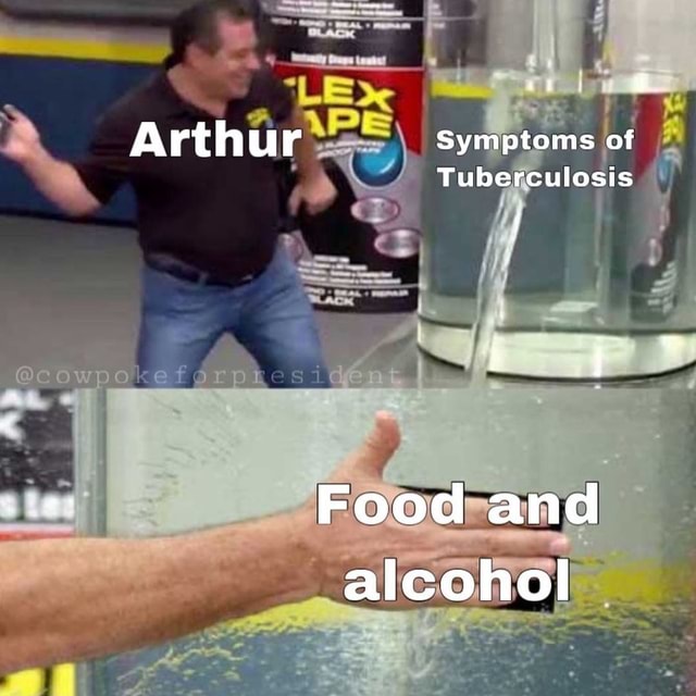 Arthur Symptoms of Tuberculosis Food and alcohol - iFunny