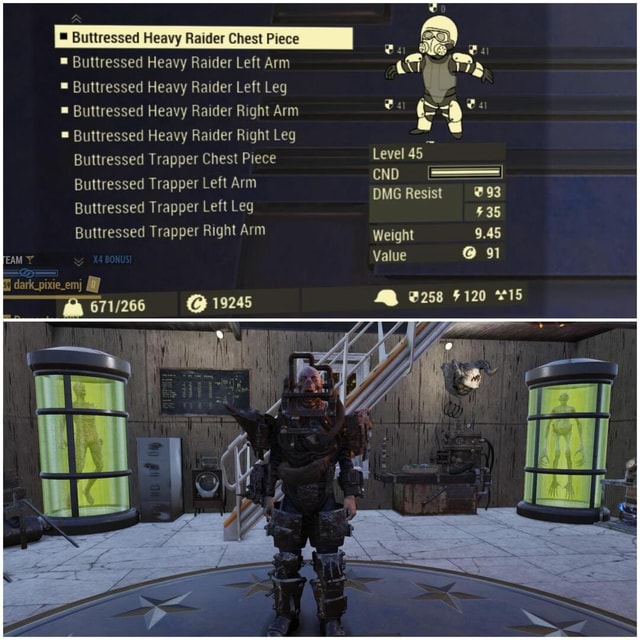 Raider Armor - Buttressed Heavy Raider Chest Piece Buttressed Heavy ...