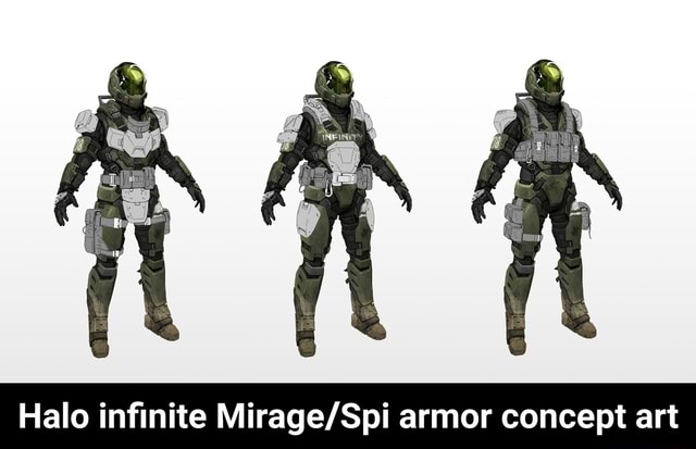 Halo infinite armor concept art - Halo infinite Mirage/Spi armor concept art - iFunny