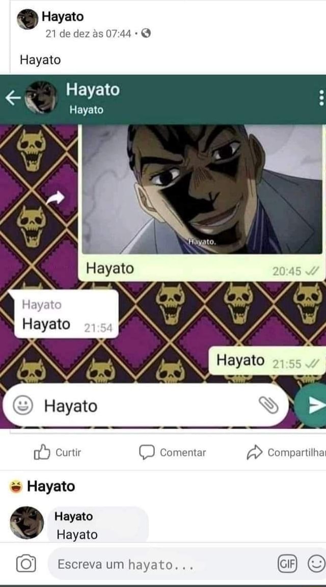 Hayato Hayato Hayato Hayato Ê Hayato Escreva hayato... GIF) - iFunny