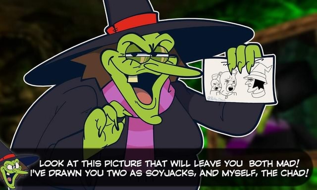 LOOK AT THIS PICTURE THAT WILL LEAVE YOU BOTH MAD! I'VE DRAWN YOU TWO ...