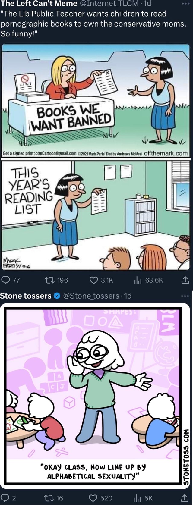 The Left Cant Meme @Internet_TLCM: ia "The Lib Public Teacher wants ...