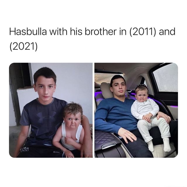 Hasbulla with his brother in (2011) and (2021) - America’s best pics ...
