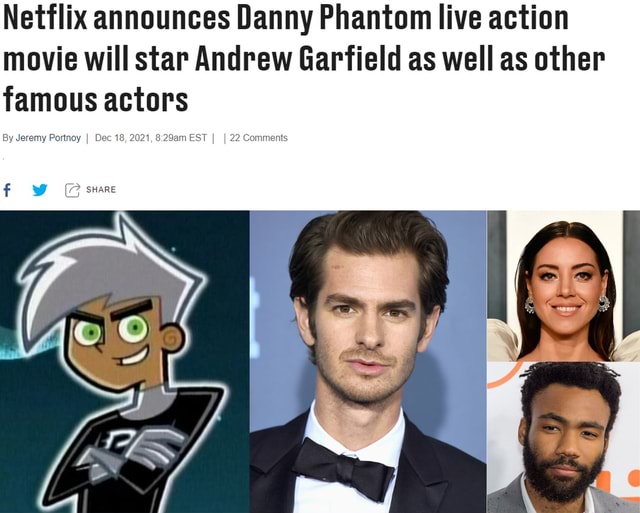 Netflix announces Danny Phantom live action movie will star Andrew ...
