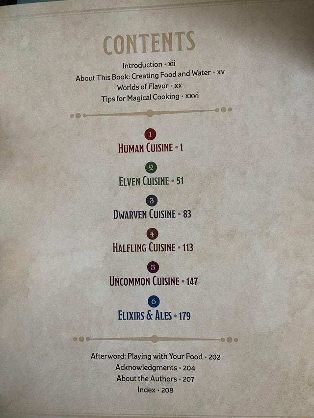 CONTENTS Introduction xii About This Book: Creating Food and Water xv ...