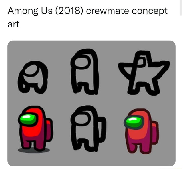 Among Us (2018) crewmate concept art - iFunny