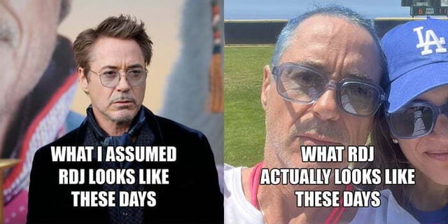 WHAT ASSUMED WHAT RDI RDJ LOOKS LIKE ACTUALLY LOOKS LIKE THESE DAYS ...