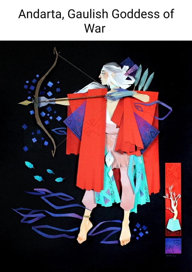 Andarta, Gaulish Goddess of War - iFunny