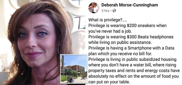 Deborah Morse-Cunningham EAS) What is privilege?.... Privilege is ...