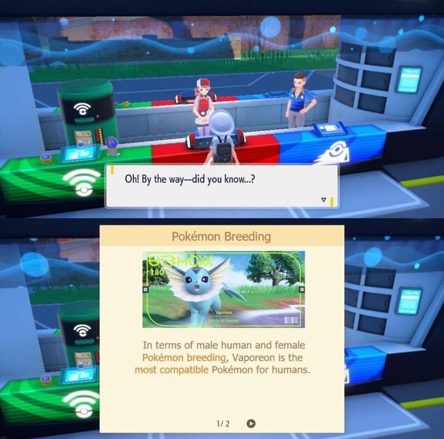 By the Pokmon Breeding In terms of male human and female Pekemon ...