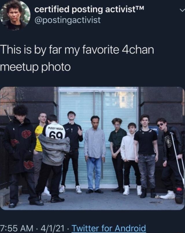 This is by far my favorite 4chan meetup photo AM - - Twitter for ...