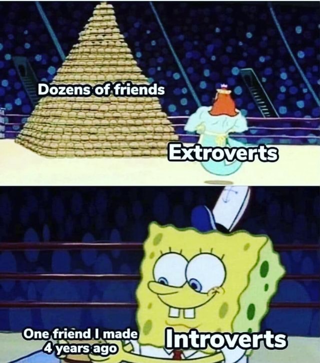 #introverts #meme - Dozens of friends One friend I made Introverts 4 ...