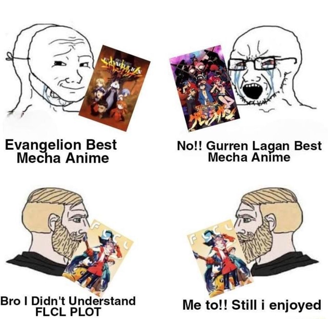 Evangelion Best No!! Gurren Lagan Best Mecha Anime Mecha Anime Bro I ...