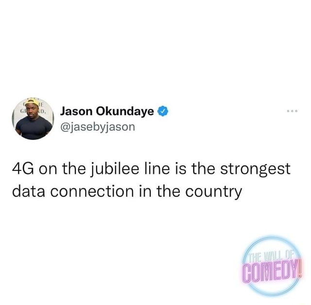 Jason Okundaye @ @jasebyjason AG on the jubilee line is the strongest ...