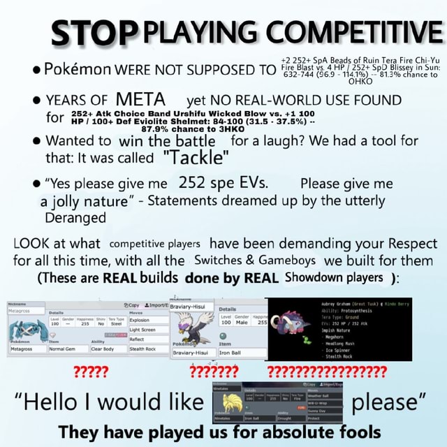 STOP PLAYING COMPETITIVE 2+ SpA Beads of Ruin Tera Fire Chi Yu vs. HP ...