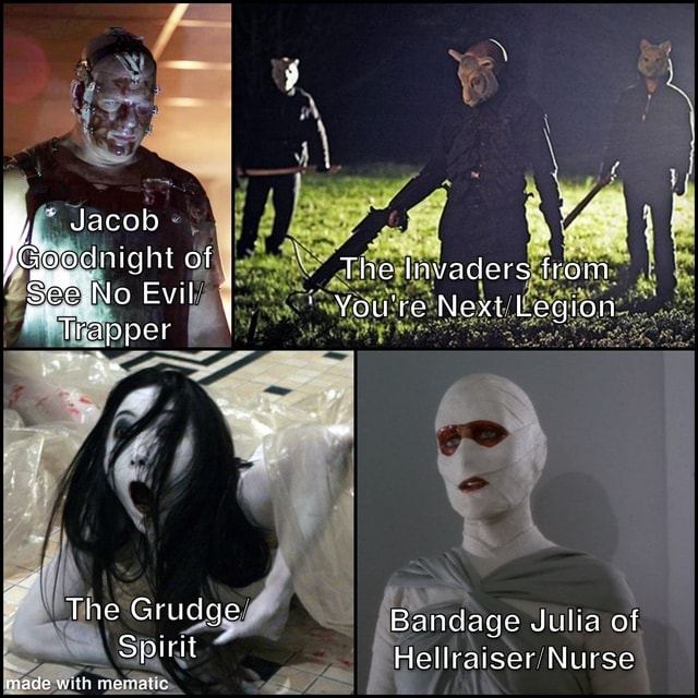 Jacob Goodnight of No Evil 'Trapper Re The Grudge Spirit The Invaders ...