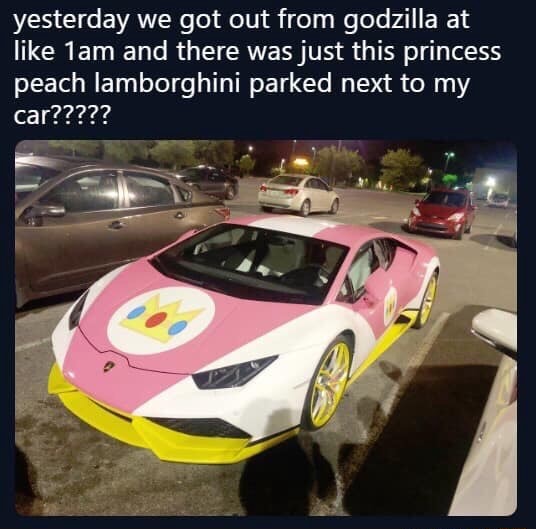 Yesterday we got out from godzilla at like 1am and there wasjust this ...