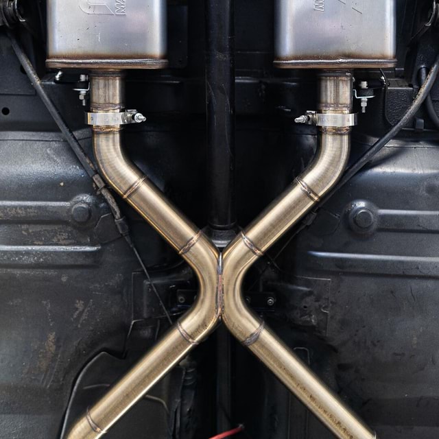 A recently fabricated Custom 3” stainless exhaust system we did for a ...