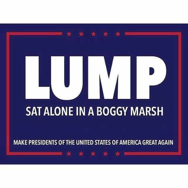 LUMP SAT ALONE IN A BOGGY MARSH MAKE PRESIDENTS OF THE UNITED STATES OF ...